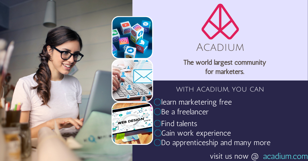 Acadium - Free Marketing Courses & Digital Apprenticeships